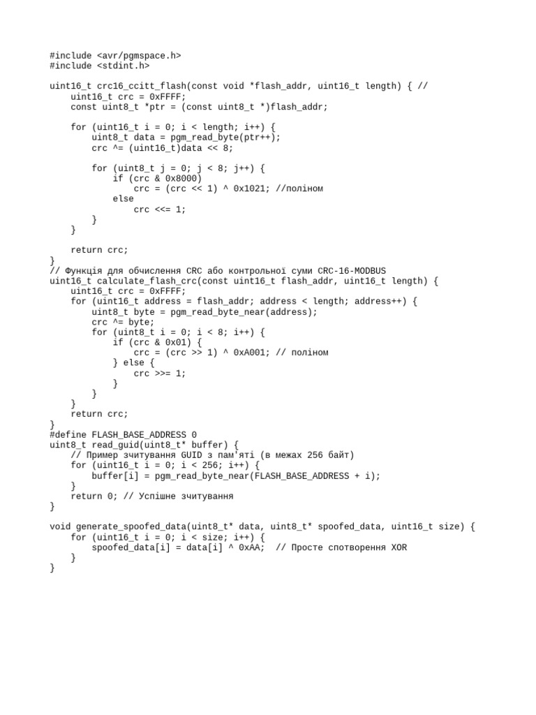 crc16 C | PDF