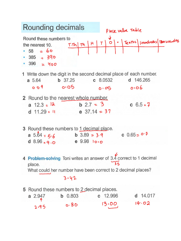 02 Working With Decimals | PDF