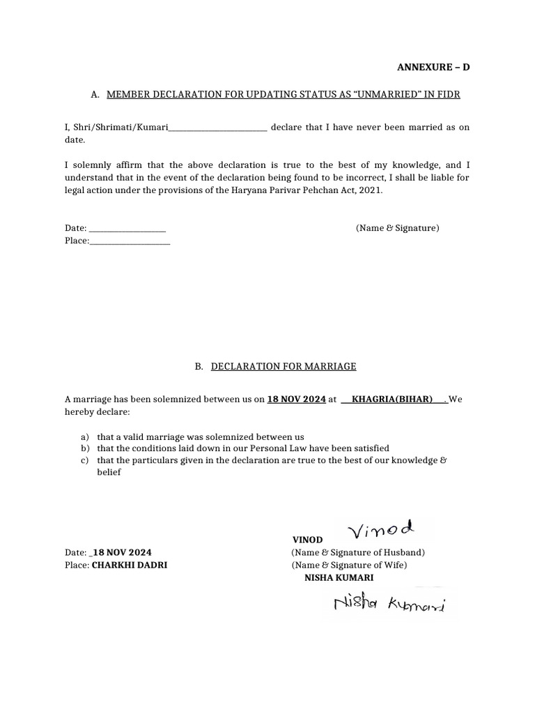 Annexure D | PDF