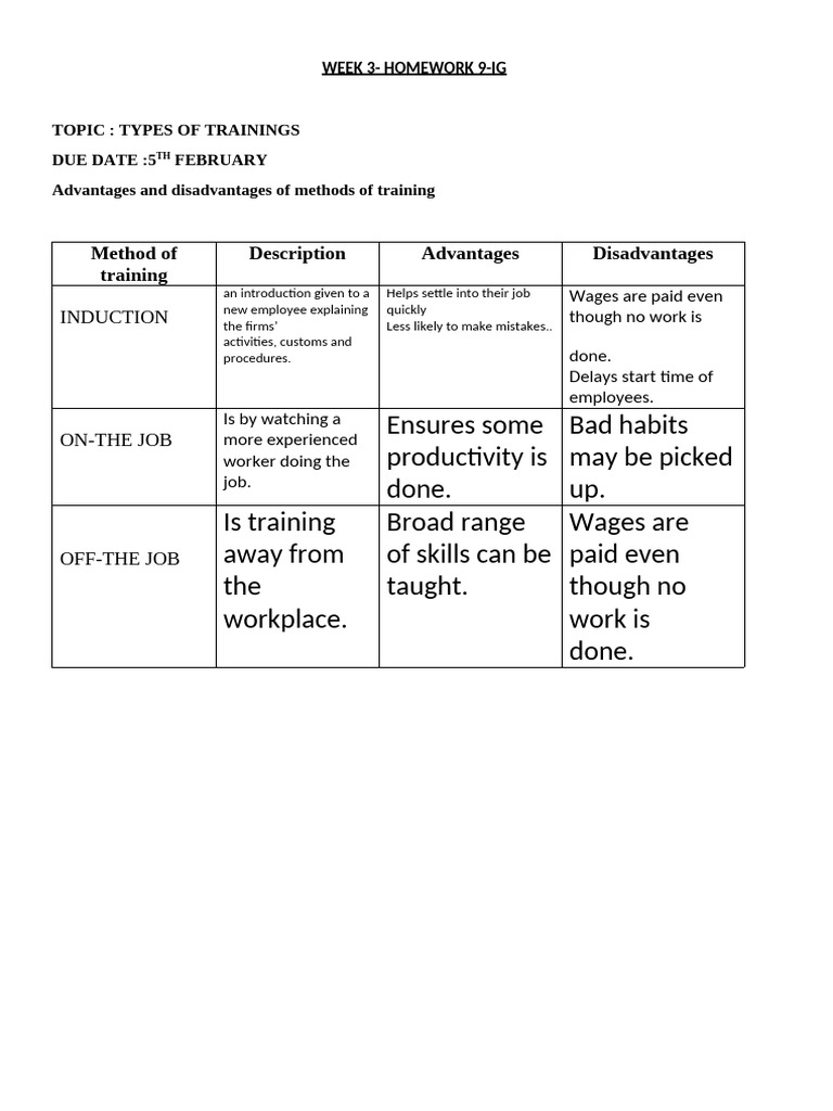 Week 3-Homework-Due Date 5 Feb | PDF