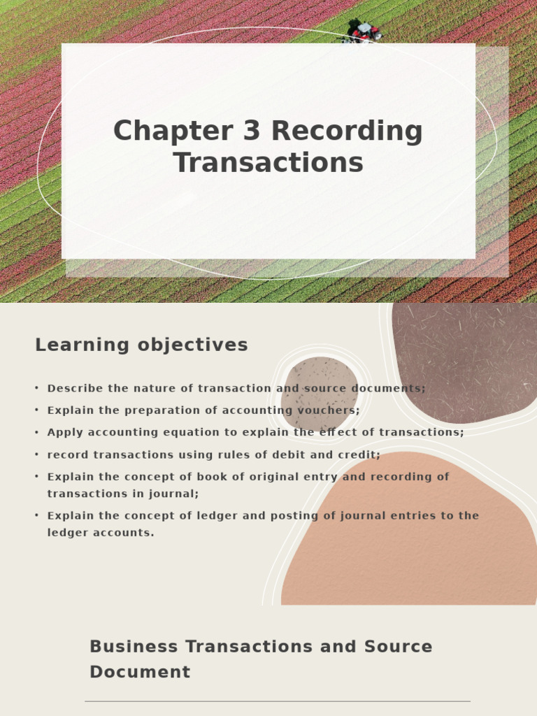 Chapter 3 Recording Transactions | PDF | Debits And Credits | Corporations
