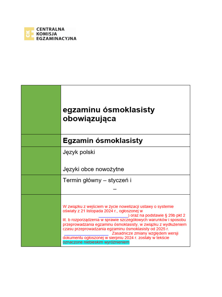 E8 2025 Informacja Complete | PDF