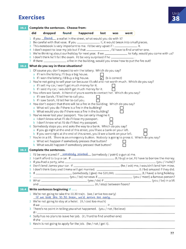 Conditionals, Wishes Murphy | PDF