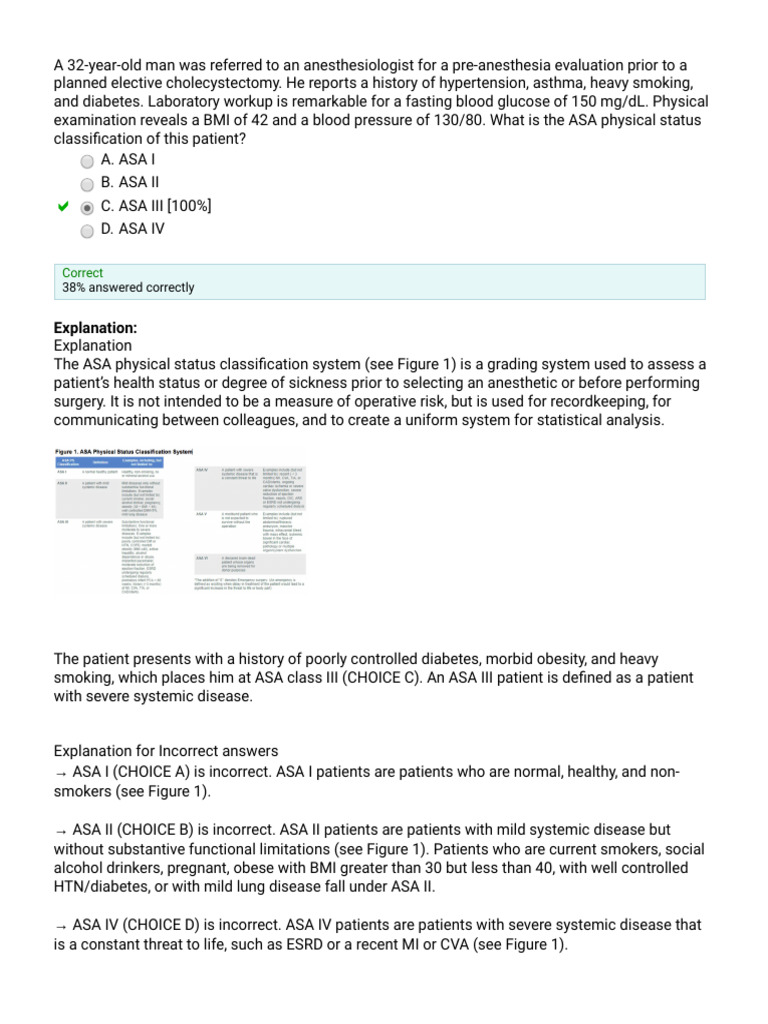 Oosimedical SMLE Anesthesia All Questions Bank | PDF | Anesthesia | Opioid
