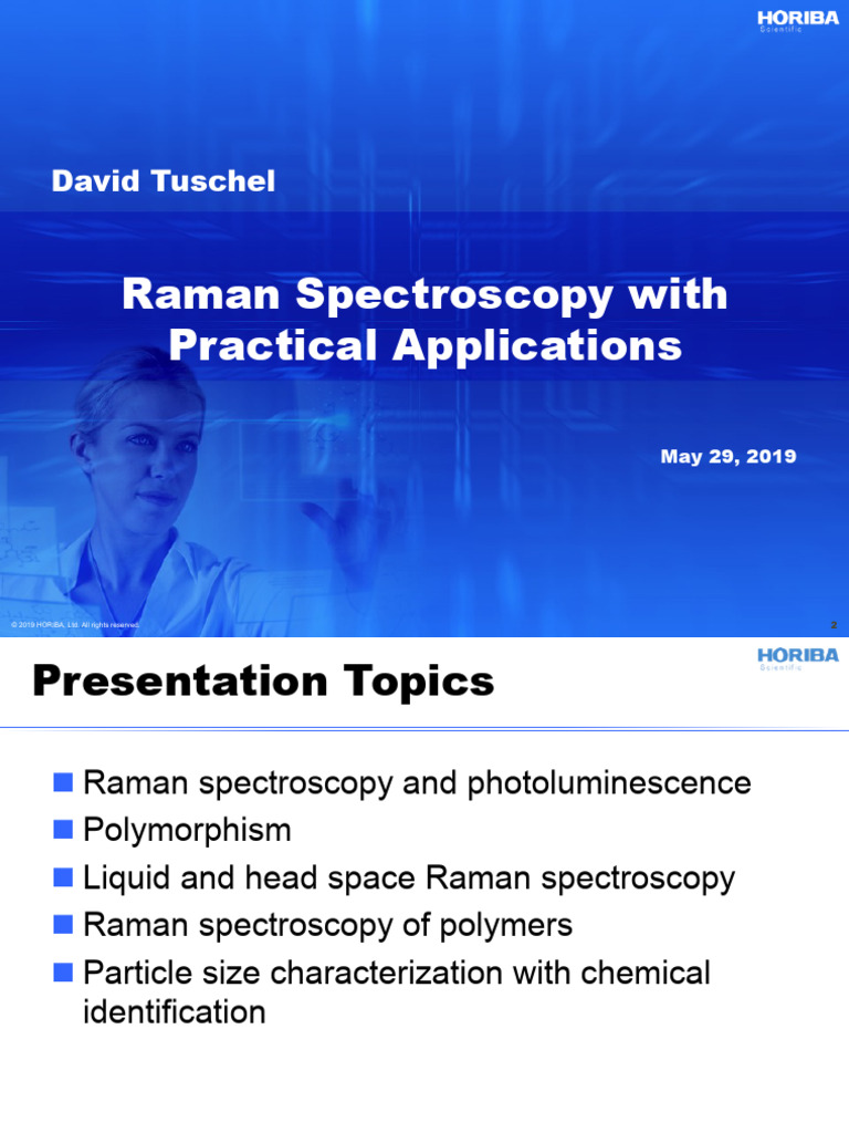 Raman Spectroscopy Applications Guide | PDF | Raman Spectroscopy ...