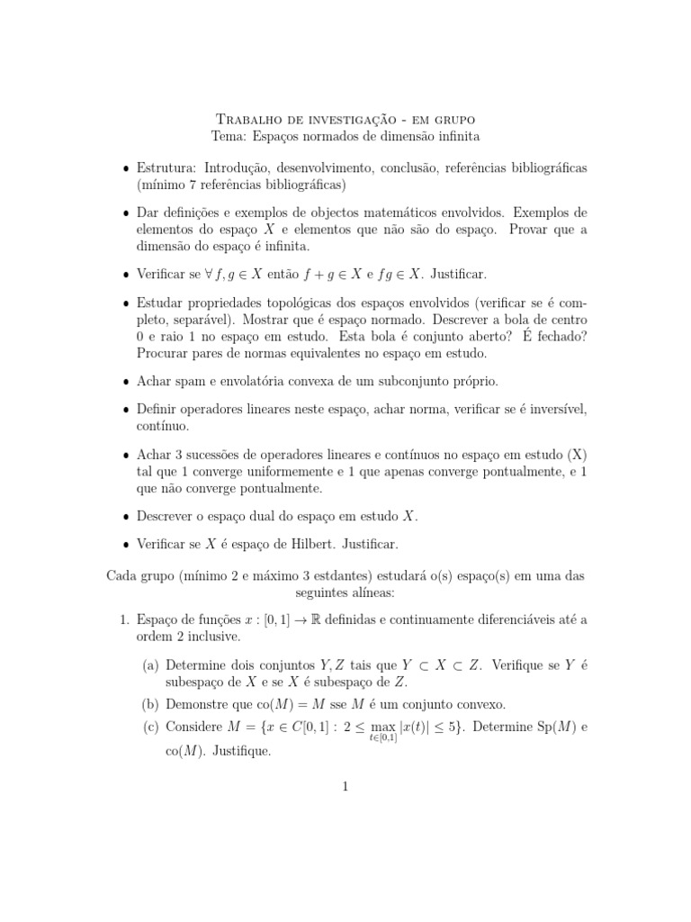 Trabalho Individual AF24 | PDF | Grupo (Matemática) | Mapa linear