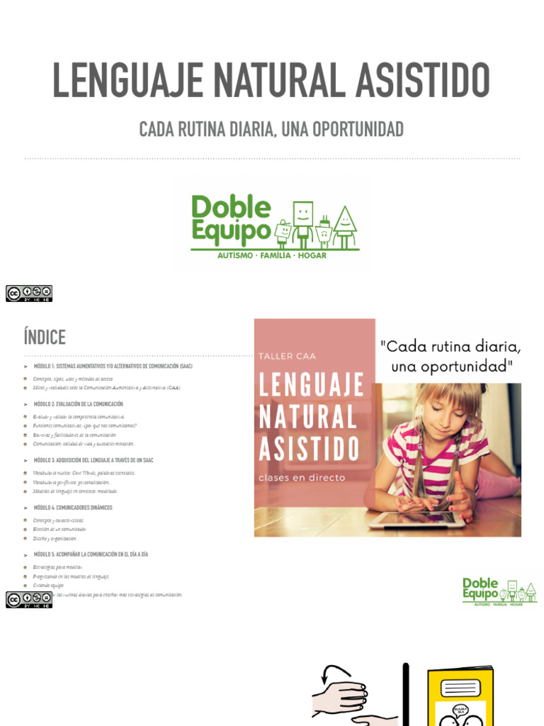 Módulo 1 - Sistemas Aumentativos Yo Alternativos de Comunicación (SAAC) - Doble Equipo | PDF ...