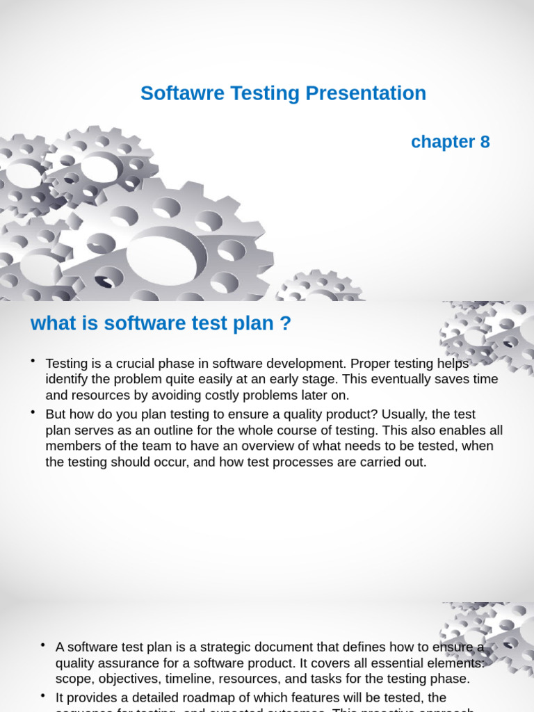 Softawre Testing Presentation | PDF | Software Testing | Software