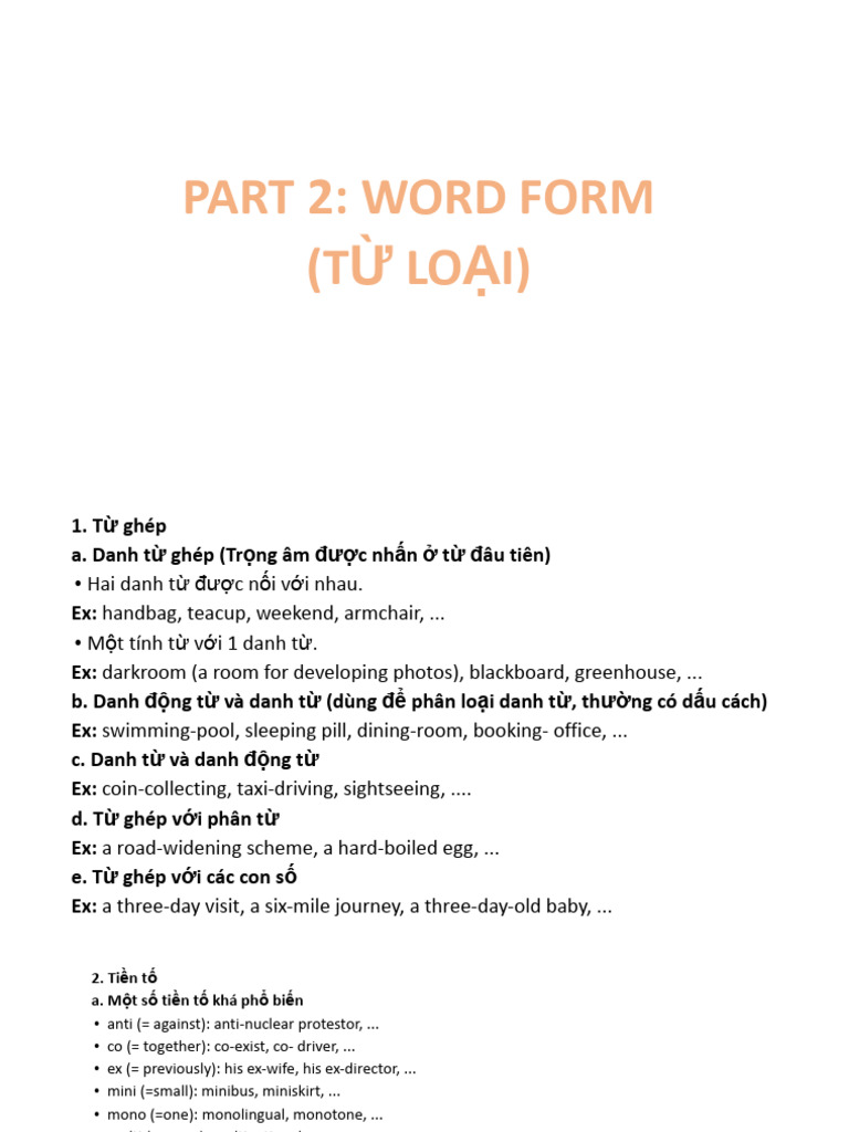 Lesson 12 - Word Form | PDF