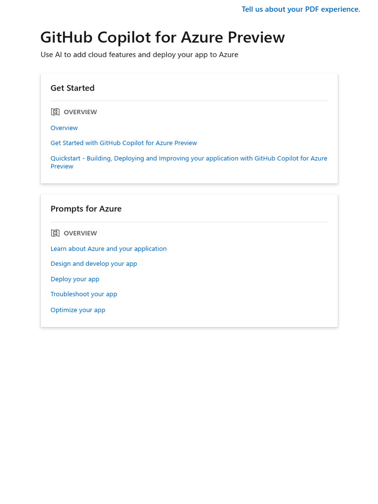 azure-developer-github-copilot-azure | PDF | Microsoft Azure | Command Line Interface