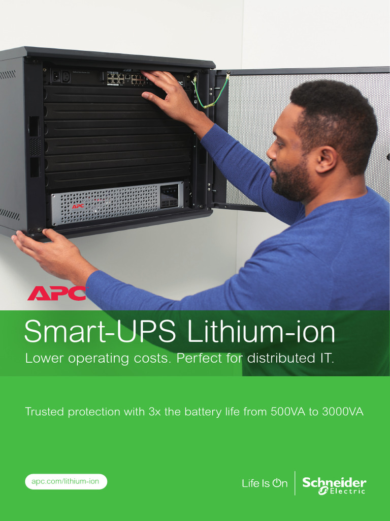 Smart-UPS Lithium-ion 500-3000VA 120V Brochure 998-20480550_GMA-US | PDF | Mains Electricity ...