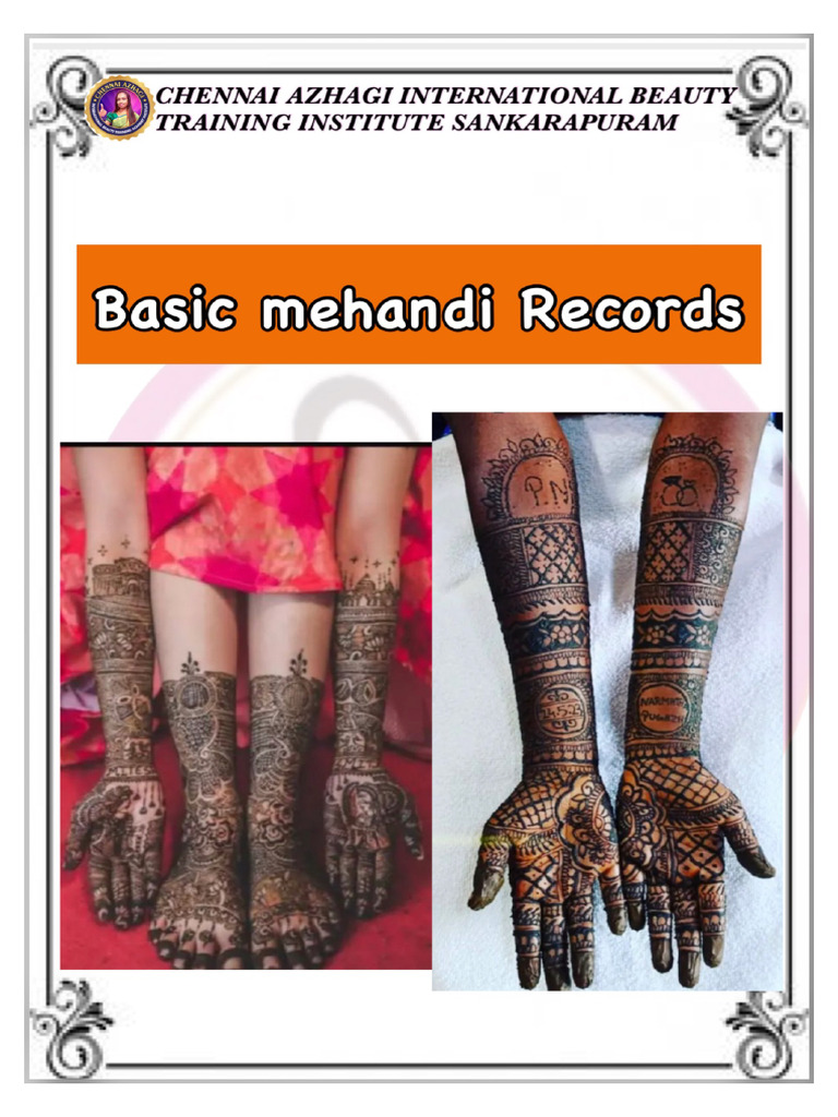 Mehandi Basic & Advanced Theroy | PDF