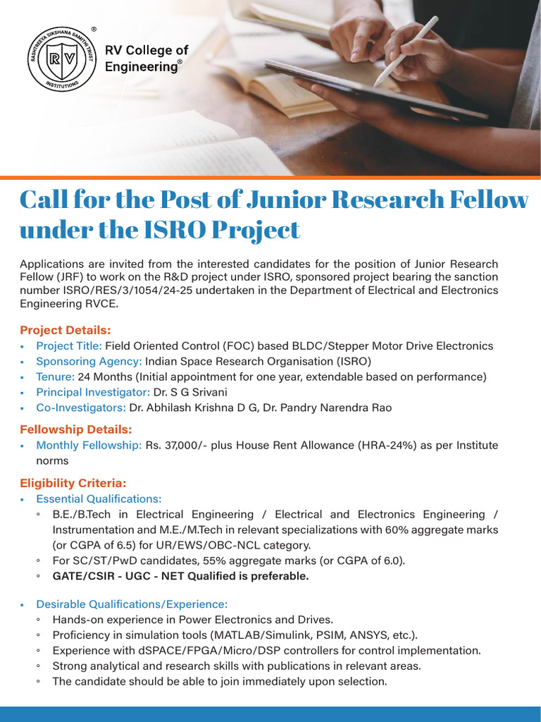 ISRO JRF AD Copy-Compressed | PDF