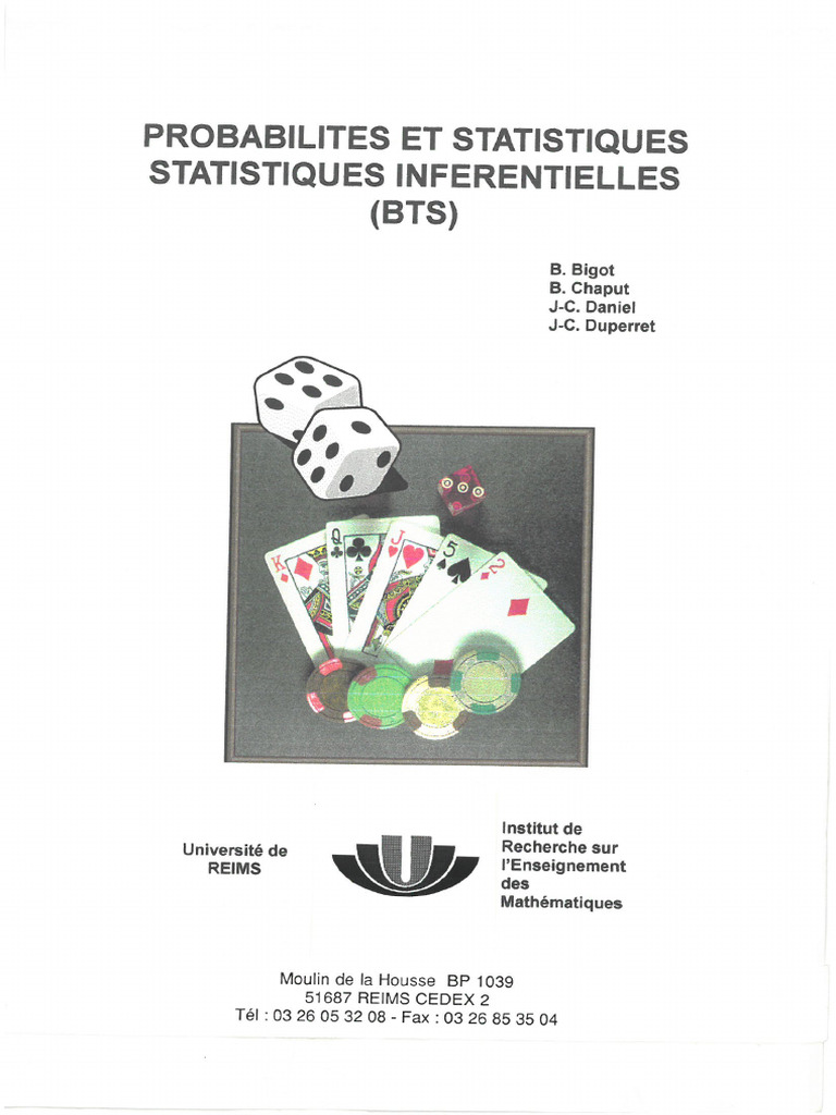 Probabilité Et Statistiques Statistiques Inferentielles | PDF
