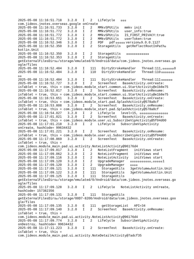 2025-05-08 78114628 Log | PDF | Embedded Linux Distributions | Computer Programming