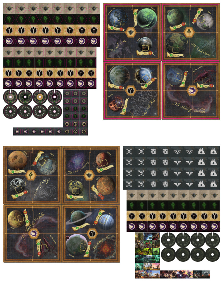 Tokens and Map Tiles for Printing | PDF