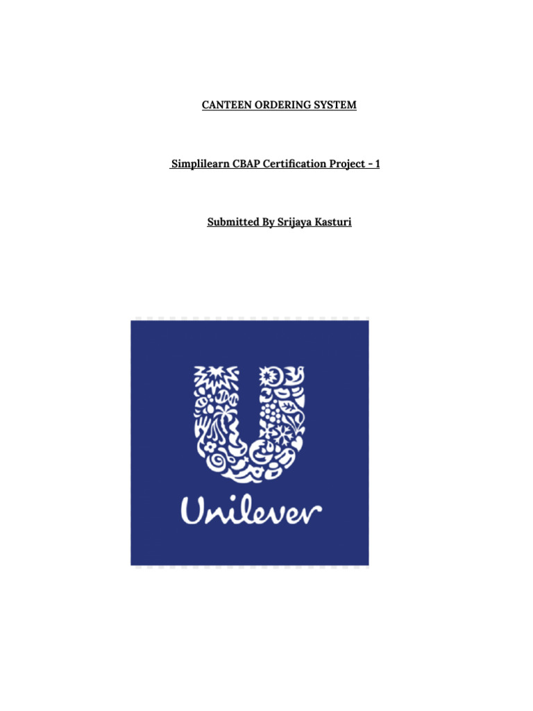 Canteen Ordering System | PDF | Payroll | Cafeteria