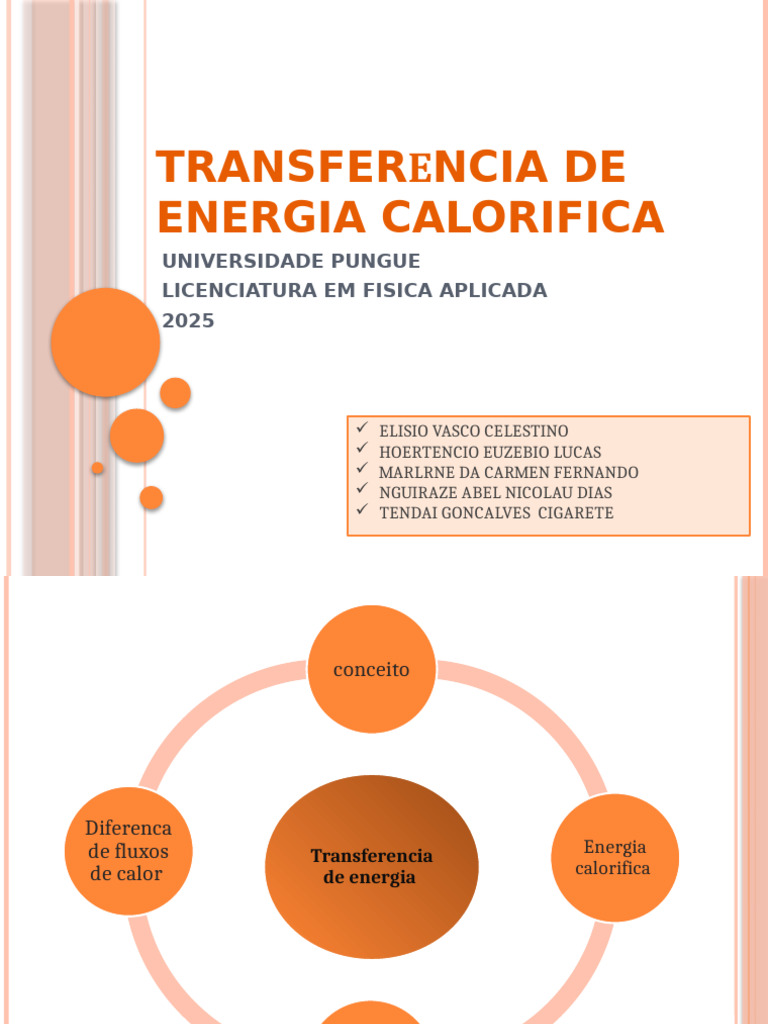 Formas de Transferencia de Energia | PDF
