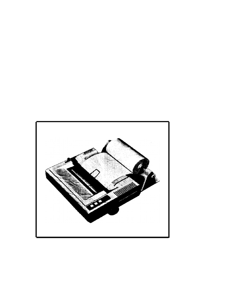 Epson MX-85 - Operation Manual | PDF | Printer (Computing) | Electrical Connector