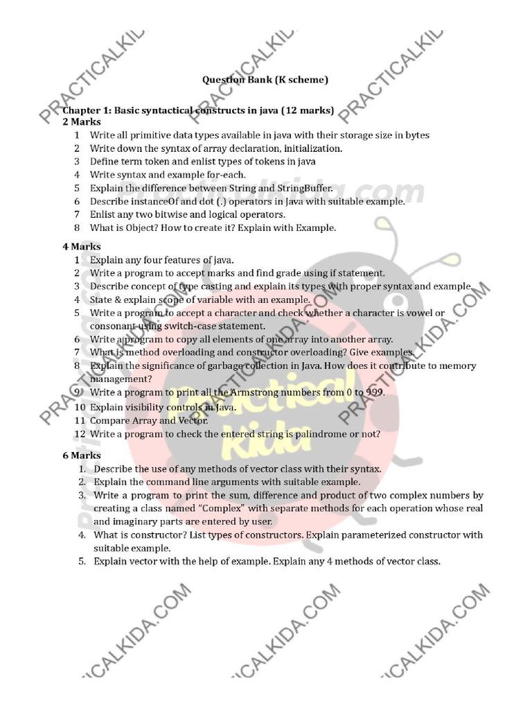 JPR 314317 IMP Question Bank for MSBTE Summer 2025 Exam | PDF