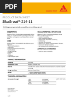 Sikacrete®-211 Product Data Sheet | PDF | Concrete | Strength Of Materials