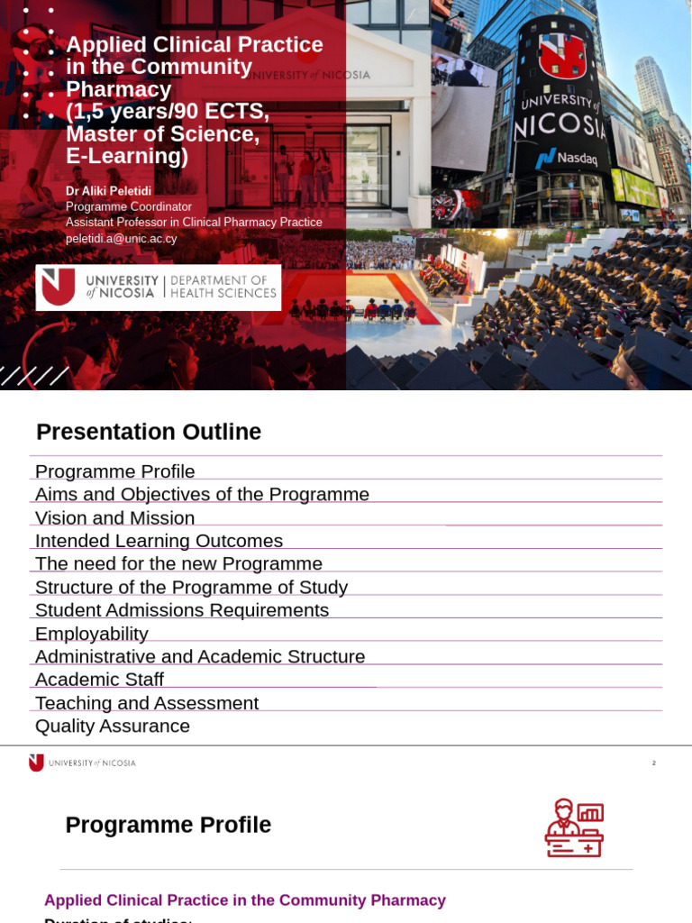 MSC Presentation New Version Slides | PDF | Pharmacist | Pharmacy