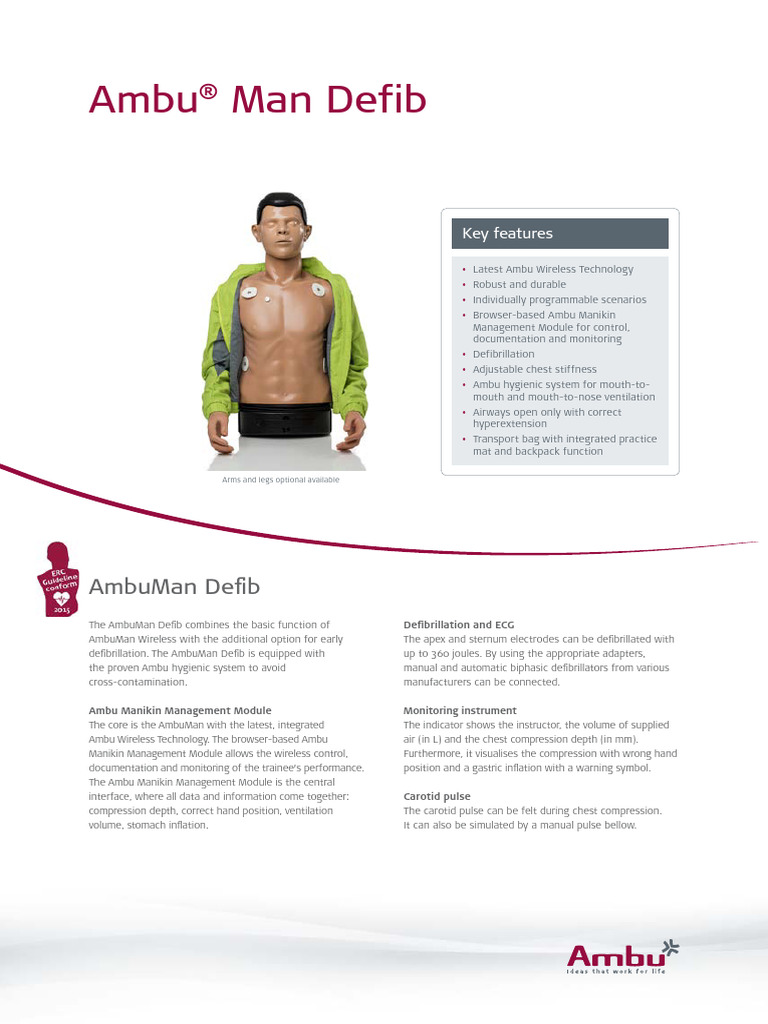 Ie Ambuman Defib Datasheet Pdf