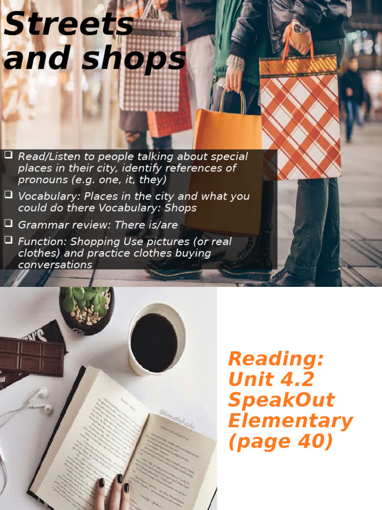 Shopping Conversations and City Places | PDF