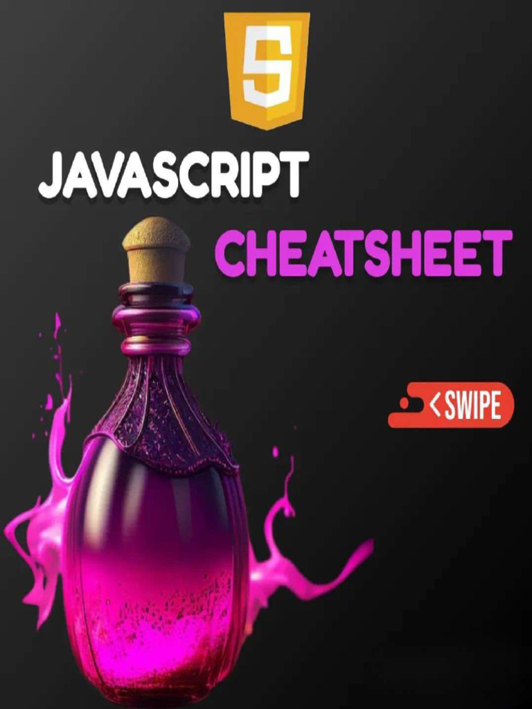 Javascript Cheatsheet | PDF