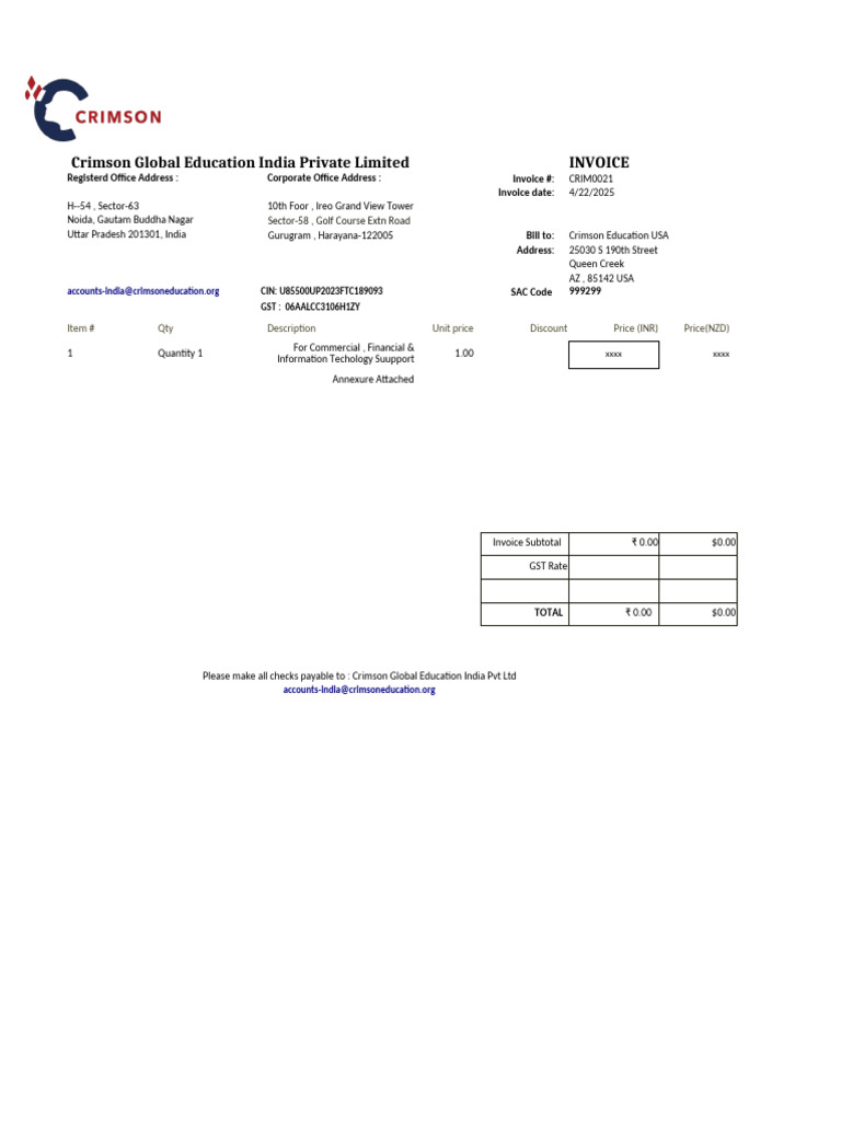 Invoice Sample | PDF