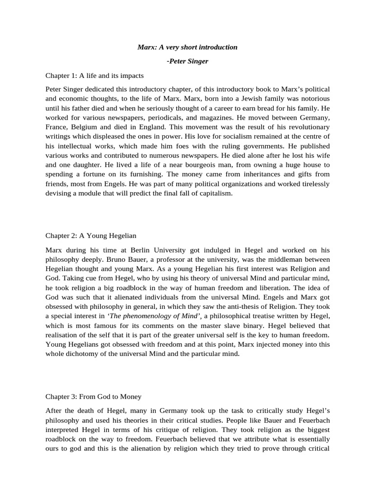 Marx: Life, Thought, and Legacy | PDF | Karl Marx | Georg Wilhelm ...