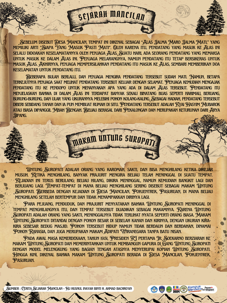 Sejarah Makam Untung Suropati | PDF