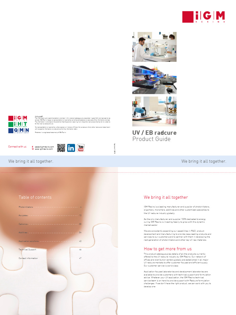 Igm Resins Products Guides 140693-1 | PDF | Polymer Chemistry | Materials