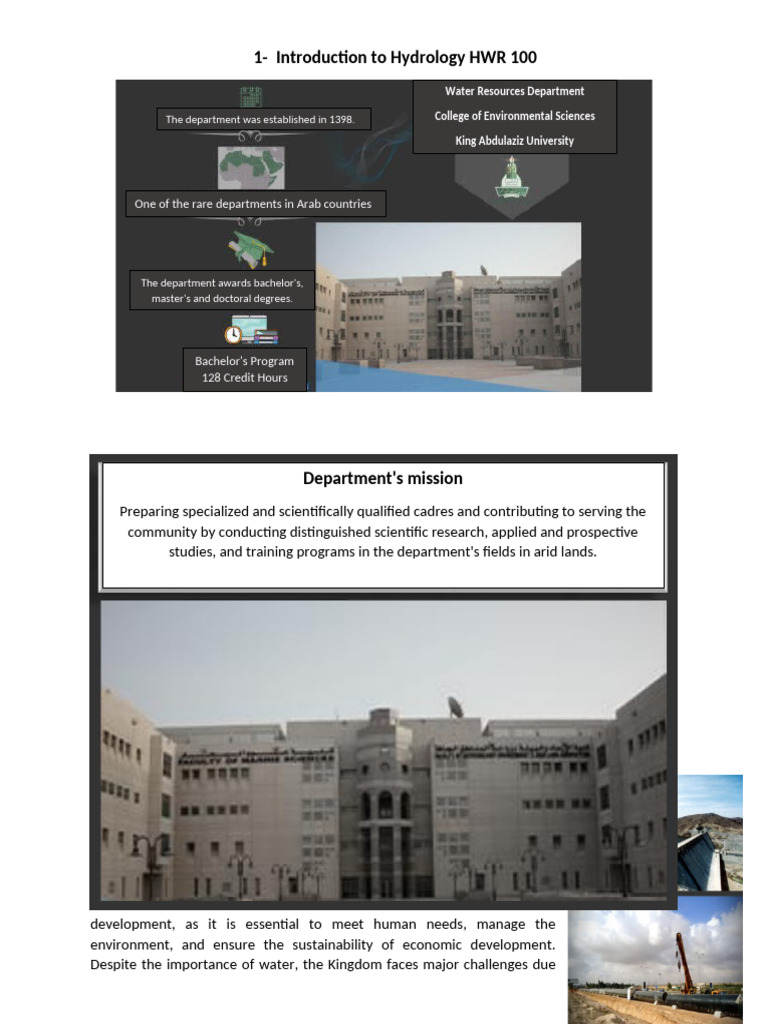 1 - Definition of The Department and The Subject | PDF | Water ...