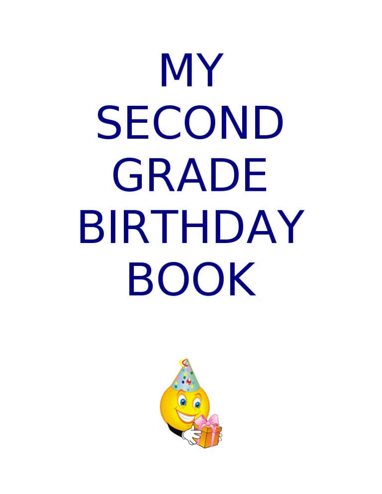 Birthday Book Cover | PDF