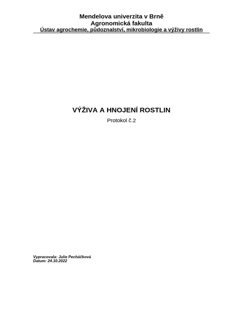 VHR Protokol 2 | PDF