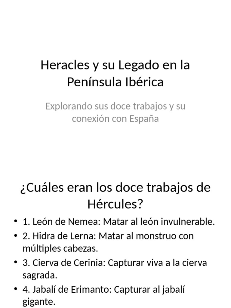 Heracles Preguntas | PDF