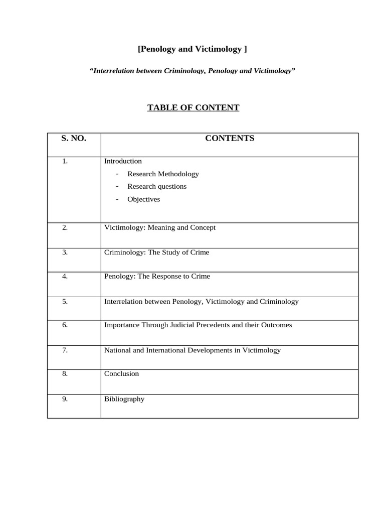 Penology and Victimology | PDF | Crimes | Crime & Violence