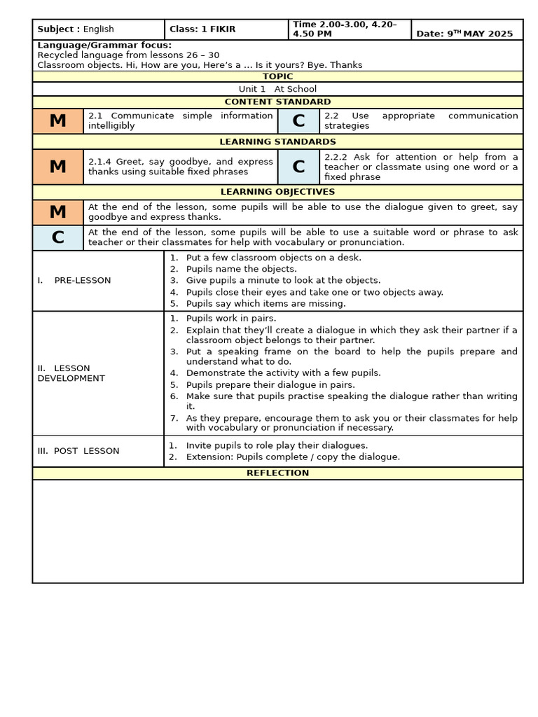 Lesson 32 Simplified Version | PDF | English Language | Communication