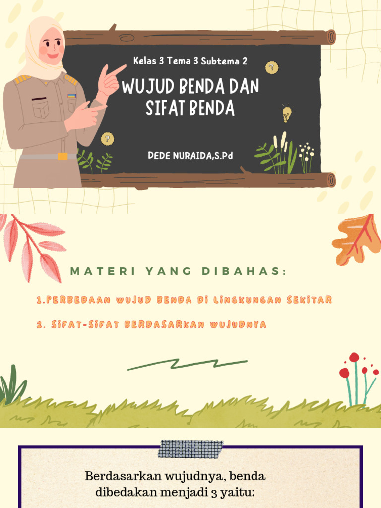 Wujud Benda Dan Sifat Benda | PDF