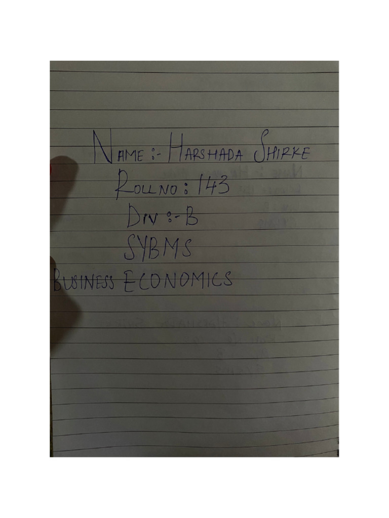 Business Economics Assignment | PDF