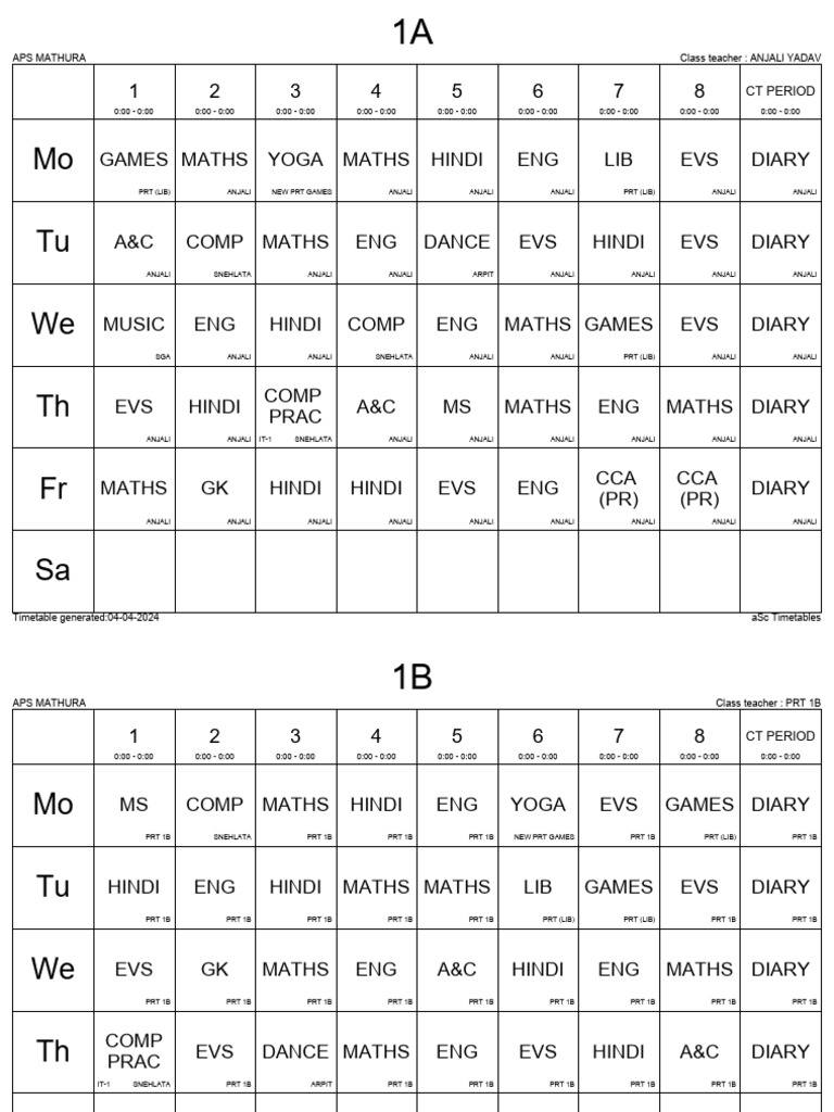 Class Tt 04 Apr 2024 | PDF