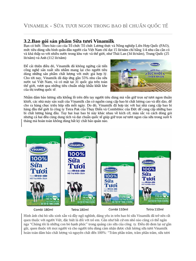 Vinamilk | PDF