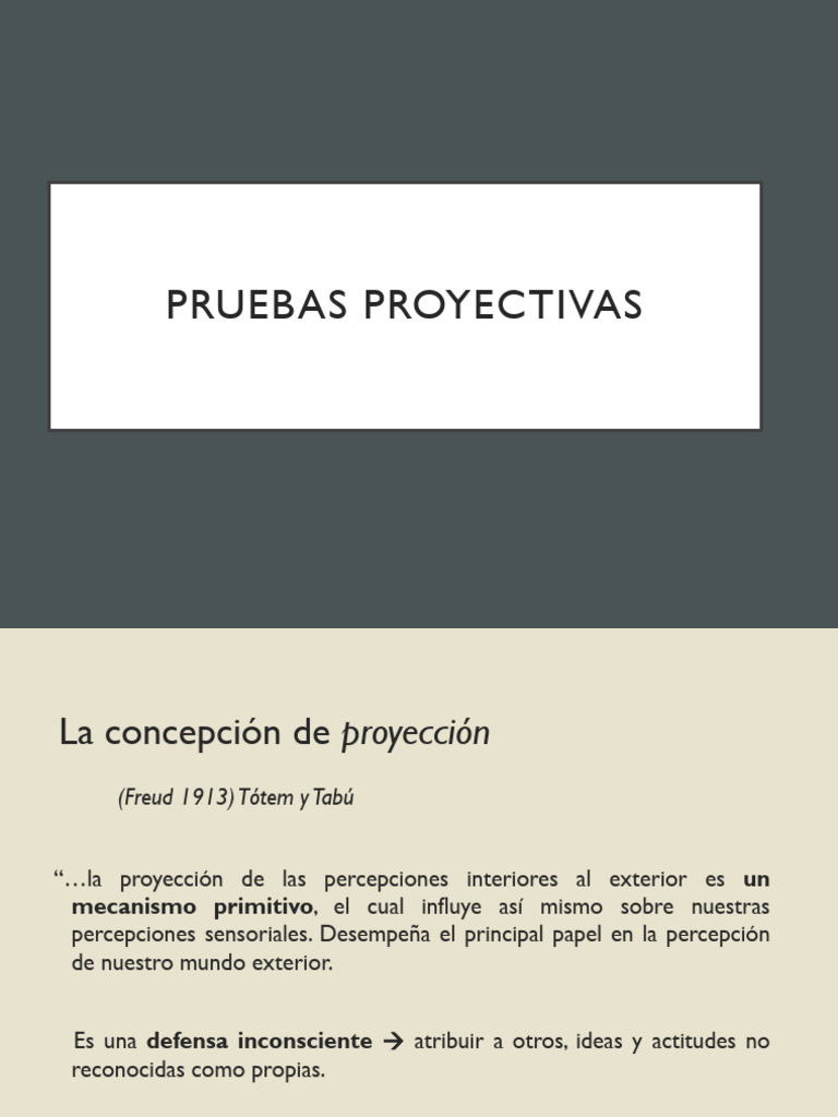Pruebas-proyectivas_intro | PDF | Sicología | Psique (psicología)