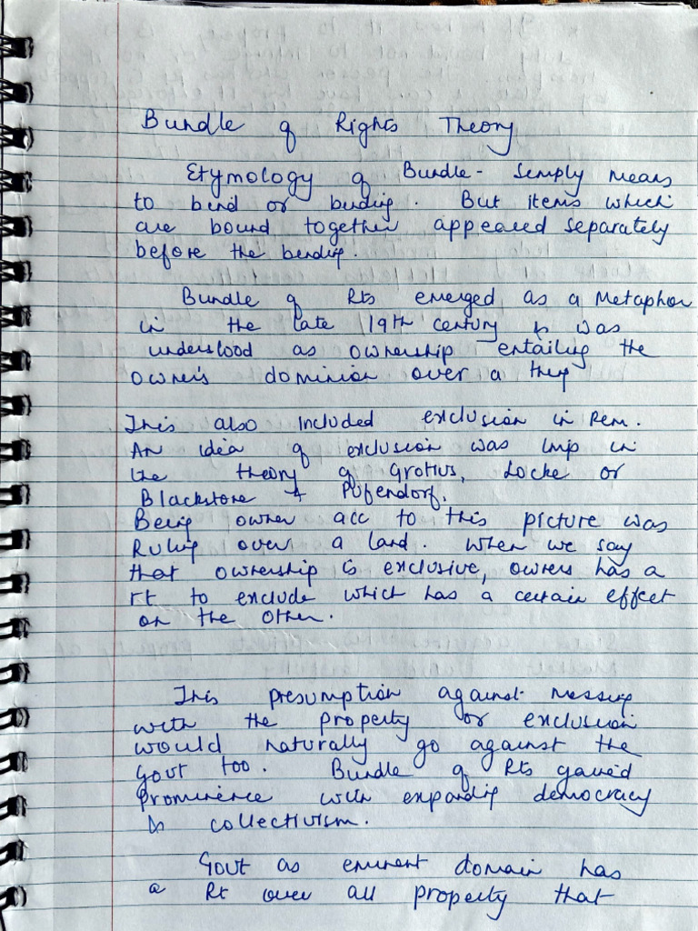 Bundle of Rights | PDF