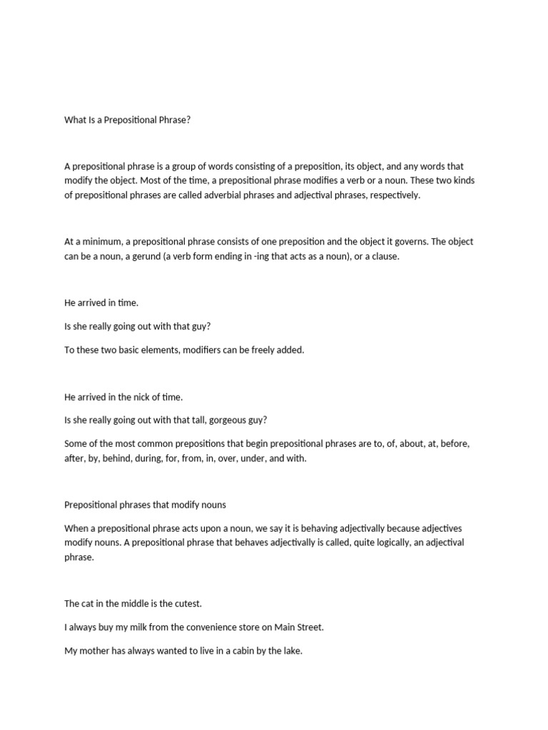 What Is A Prepo-WPS Office | PDF | Adjective | English Grammar