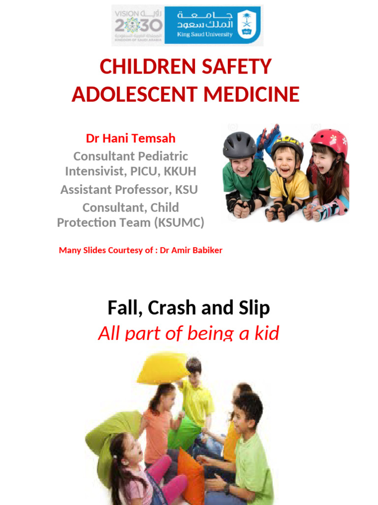 Lecture 2-Part II-Adolescent Medicine and Child Safety | PDF | Child Abuse | Youth