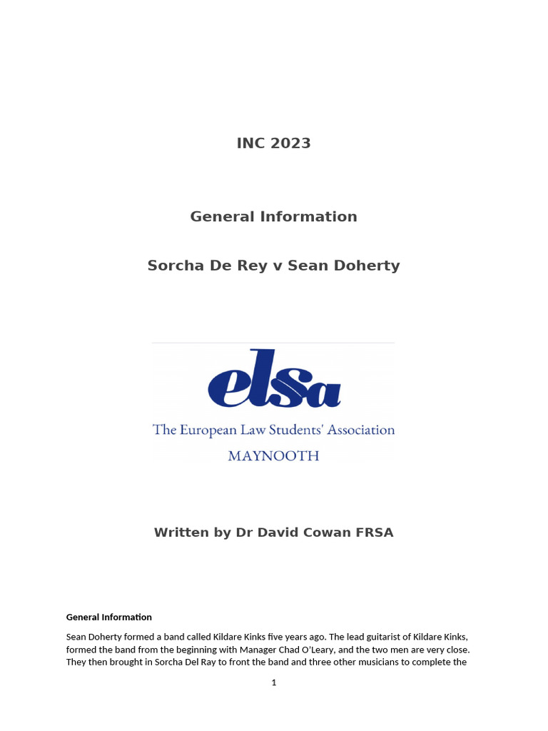 FINAL ELSA General Information | PDF