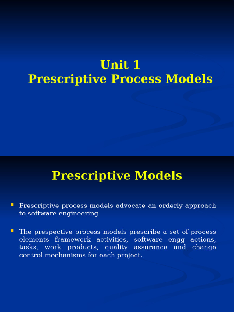 Unit 1 Process Model | PDF | Software Prototyping | Software Development Process