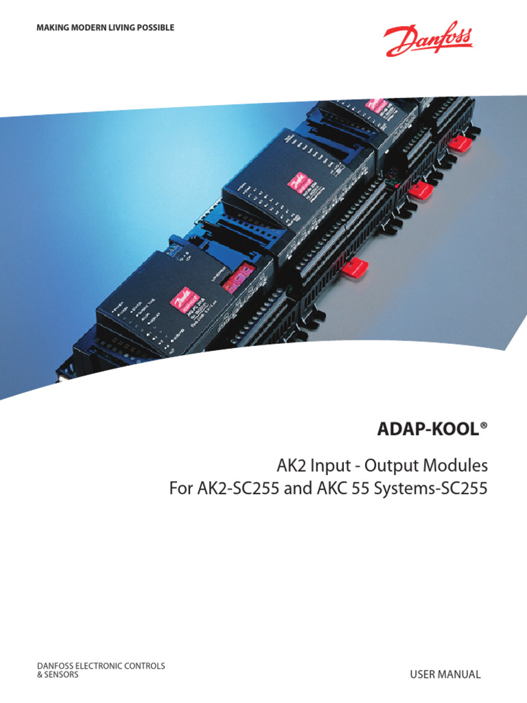 Danfoss AK2 Input Output Modules For AK2-SC255 and AKC 55 Systems-SC255 ...